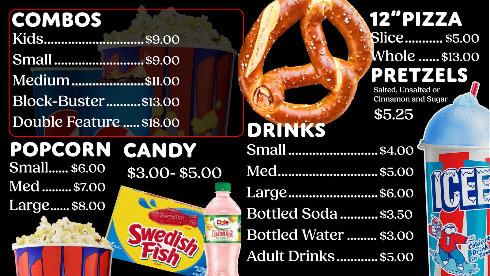 West Bend Cinema - PAGE OUR-MENU