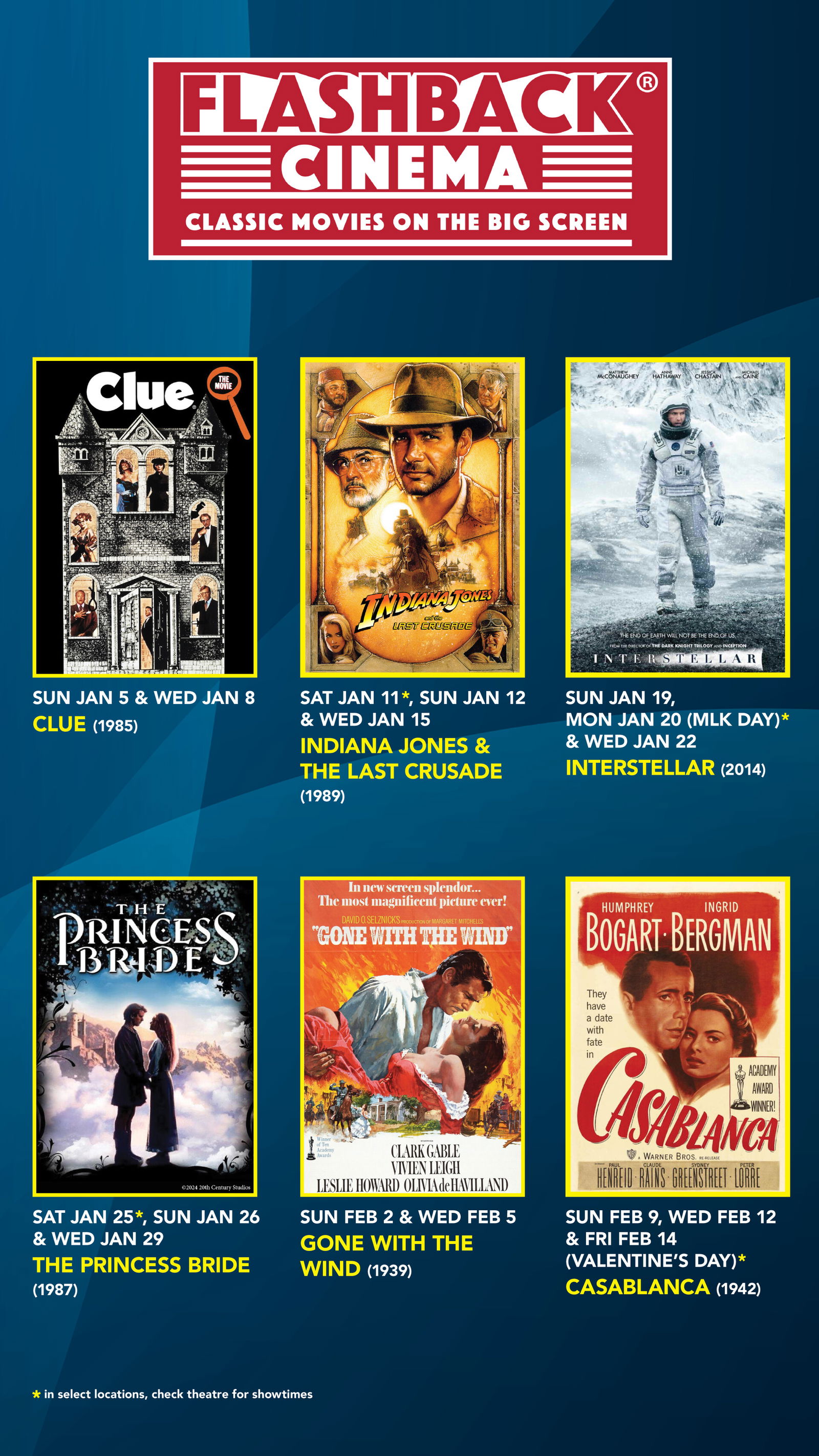 STONE THEATRES | WILMINGTON, NC - PAGE > FLASHBACK CINEMA