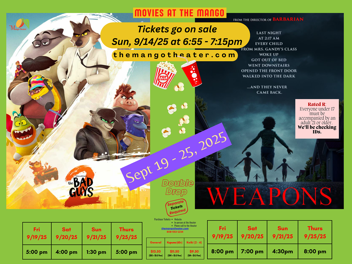 THE MANGO THEATER | KAUNAKAKAI, HI - MOVIES, SHOWTIMES, CONCESSIONS ...