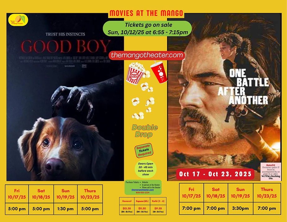 THE MANGO THEATER | KAUNAKAKAI, HI - MOVIES, SHOWTIMES, CONCESSIONS ...