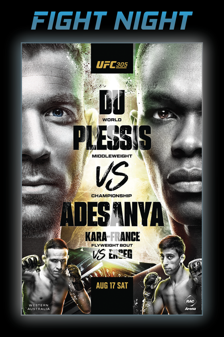 Cinema West > Angels Theatre > Ufc 305: Du Plessis Vs. Adesanya