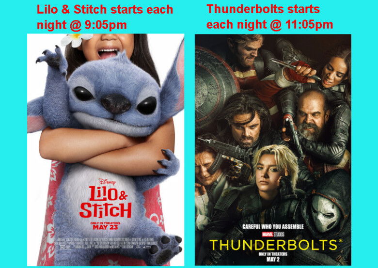 LAKEPORT DRIVE-IN > LILO & STITCH & THUNDERBOLTS > 23/5/2025 > 8:55 PM ...