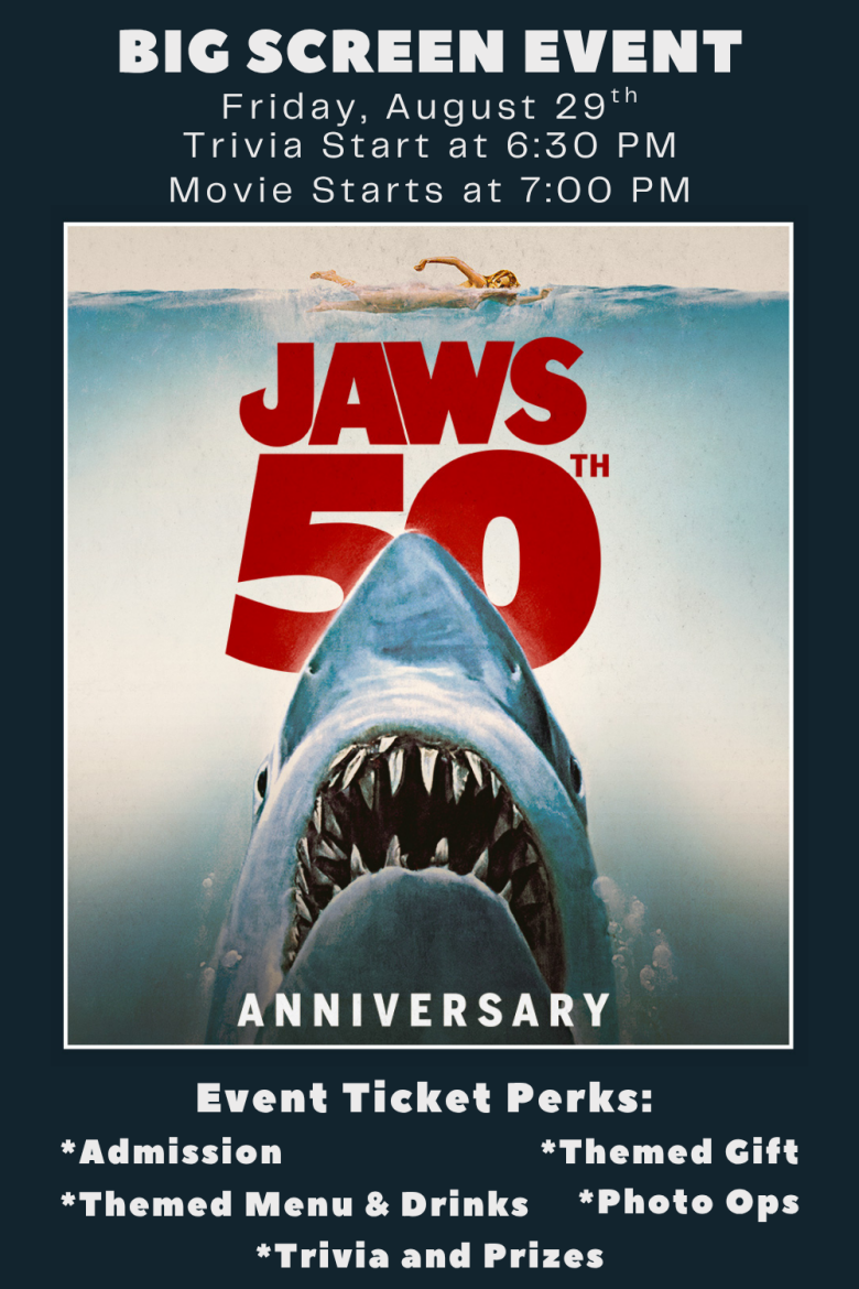 TRISTONE CINEMAS > TEMEKU CINEMAS > JAWS: 50TH ANNIVERSARY BIG SCREEN EVENT